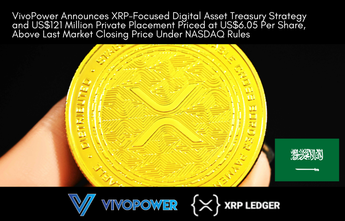 VivoPower Announces XRP-Focused Digital Asset Treasury Strategy and US$121 Million Private ...